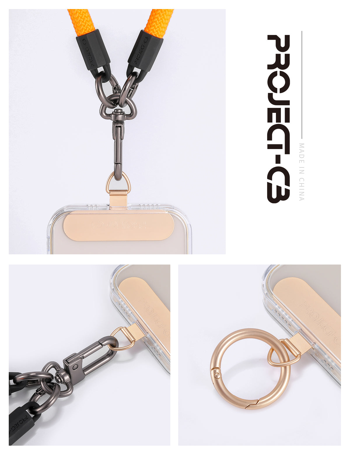 Project-cb Metal Phone Tether Tab